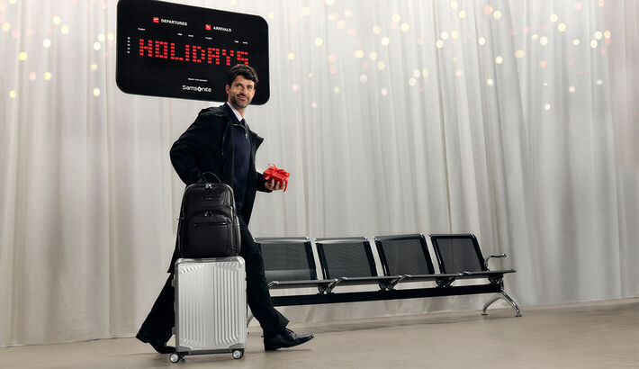 Håndbagage, tasker og kufferter i alle størrelser | samsonite.dk